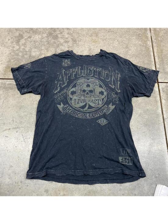 Affliction | Shirts | Vintage Affliction Live Fast American Customs ...